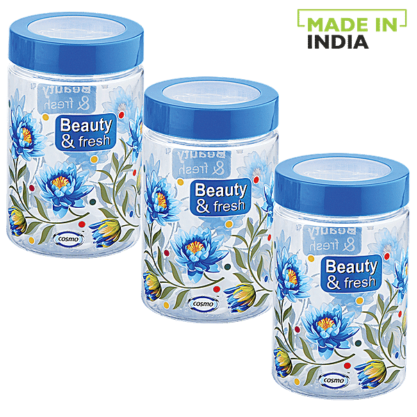 Buy Cosmo Beauty & Fresh Storage Containers - Assorted Colour, Plastic ...