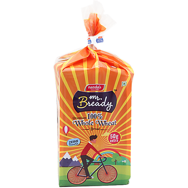 Buy Nanda's Mr Bready Whole Wheat Bread Online at Best Price of Rs 55 ...
