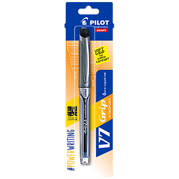 Buy Pilot Hi-Techpoint V-7 Grip Pen - Black Online at Best Price of Rs ...