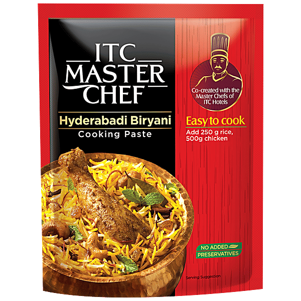 Buy ITC Master Chef Hyderabadi Biryani Cooking Paste - Ready To Cook ...