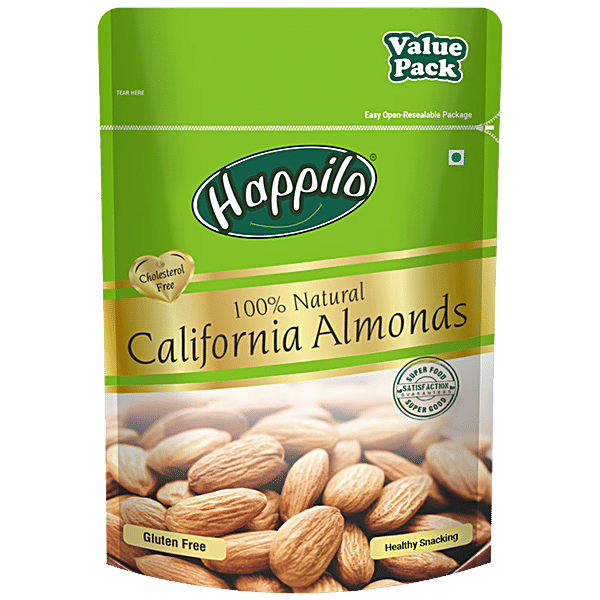 Buy Happilo 100% Natural Californian Almonds Online at Best Price of Rs ...
