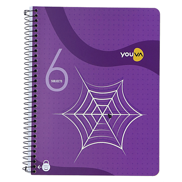 Buy Navneet Youva Notebook - Ruled, Single Line, Spiral Bound, A4, 300 ...