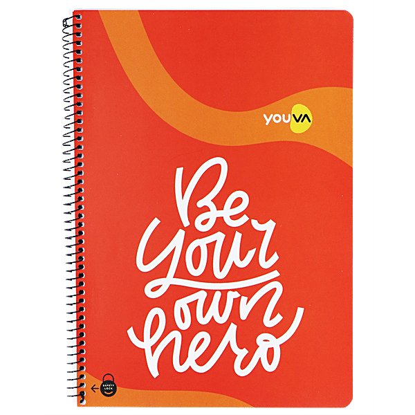 Buy Navneet Youva Notebook - Ruled, Single Line, Spiral Bound, A4, 172 ...