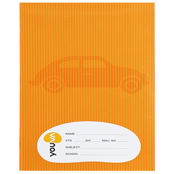 Buy Navneet Youva Notebook - Ruled, Red & Blue With Gap, Brown, 155 mm ...