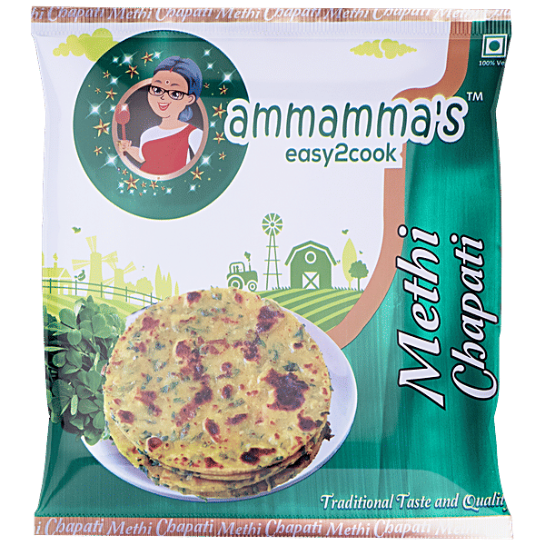 Buy Ammamma's Methi Chapati Online at Best Price of Rs 99 - bigbasket