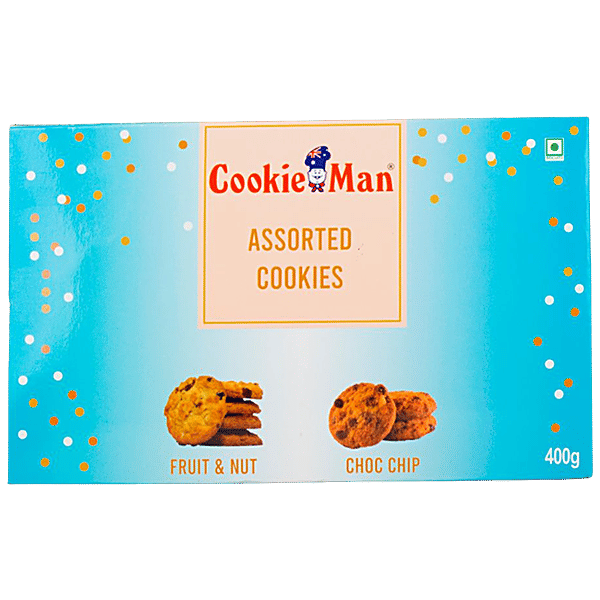 Buy CookieMan Assorted Cookies - Fruit & Nut & Choco Chip Cookies ...