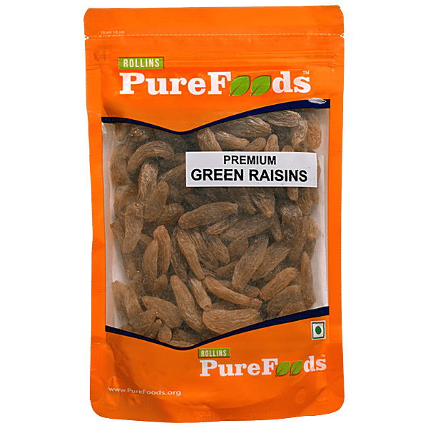 Buy PureFoods Premium Green Raisins Online at Best Price of Rs 125 ...