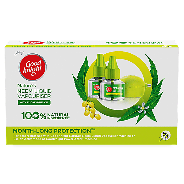 Buy Good Knight Naturals Neem Liquid Vaporiser Mosquito Repellent ...