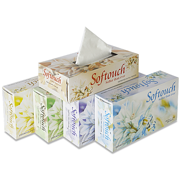 Buy Soft Touch Facial Tissues - 2 Ply Online at Best Price of Rs 375 ...