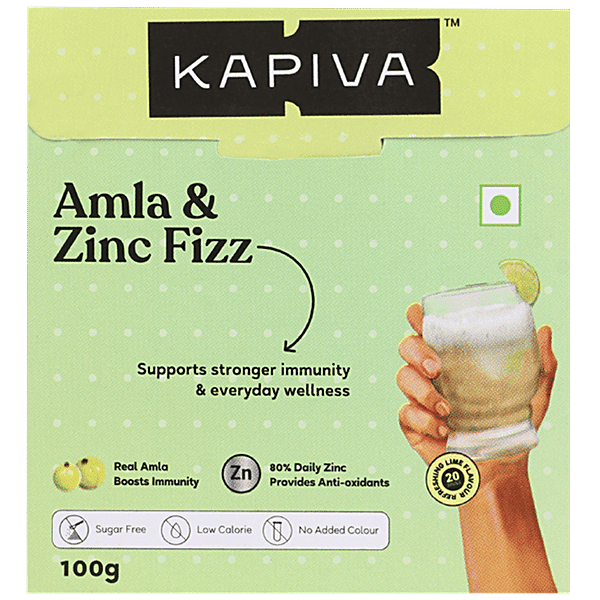 Buy Kapiva Amla & Zinc Fizz Supplement For Strong Immunity & Everyday ...