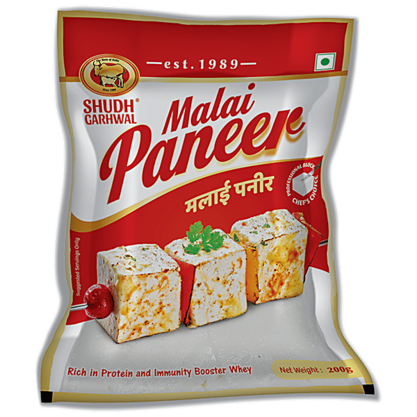 Buy SHUDH GARHWAL Fresh Vaccum Pack Malai Paneer Online at Best Price ...