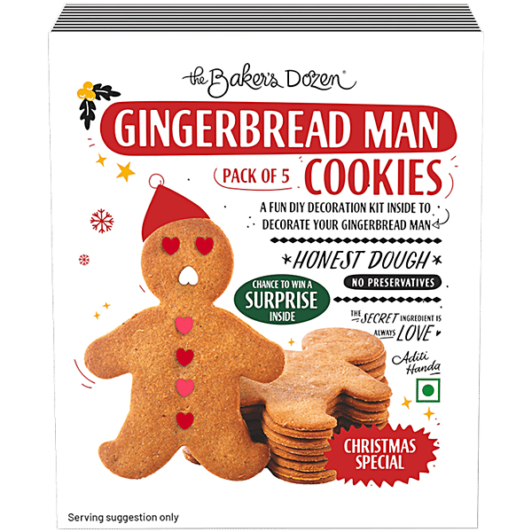 Buy The Baker's Dozen Gingerbread Man Cookies Online at Best Price of ...