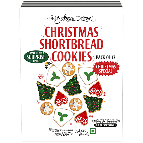 Buy The Baker's Dozen Christmas Shortbread Cookies Online at Best Price ...
