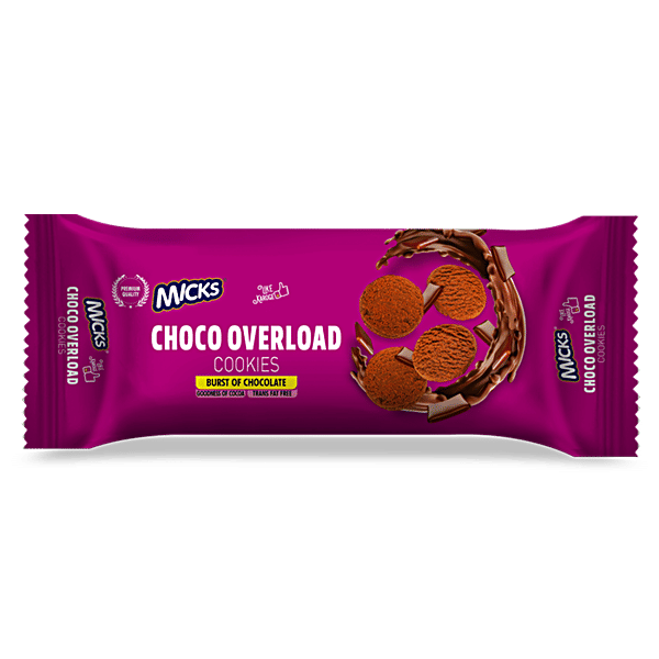 Buy MICKS Choco Overload Cookies Online at Best Price of Rs 45 - bigbasket