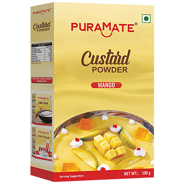 Buy Puramate Custard Powder - Mango Online at Best Price of Rs 50 ...