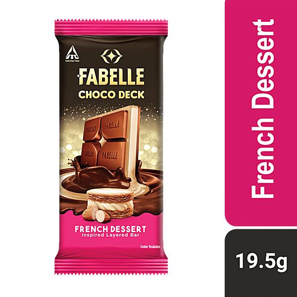 Buy Fabelle Choco Deck - French Dessert Inspired Layered Bar Online at ...
