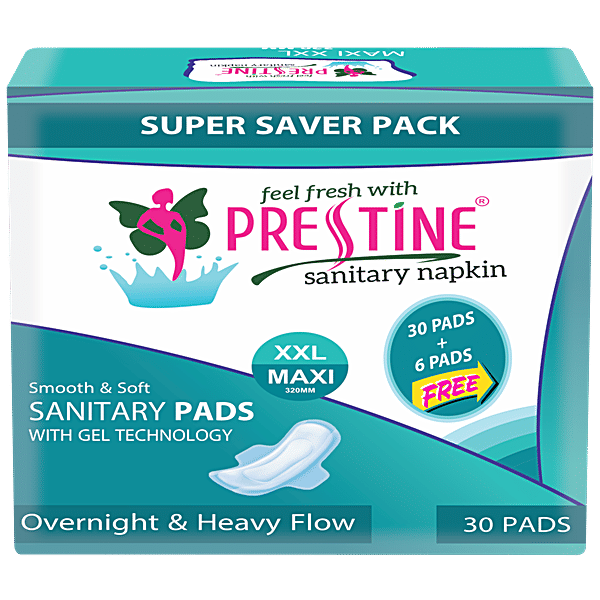 Buy Prestine Prestine Sanitary Napkin - Maxi Online at Best Price of Rs ...