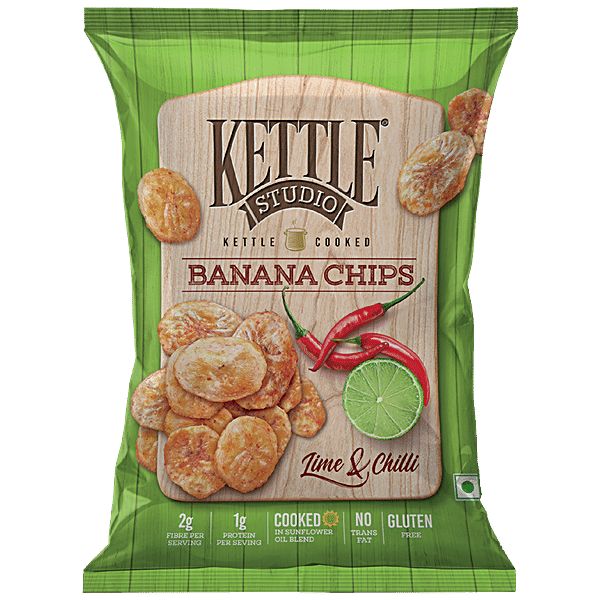 Buy Kettle Studio Banana Chips - Lime & Chilli Online at Best Price of ...