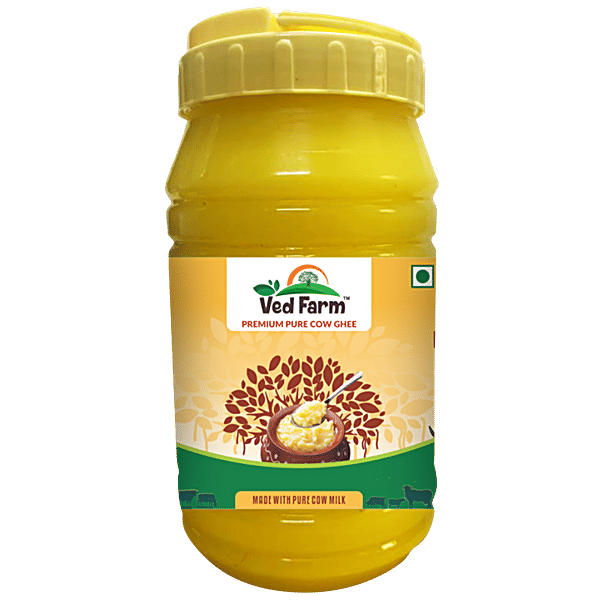 Buy Ved Farm Premium Pure Cow Ghee Online at Best Price of Rs 629.19 ...
