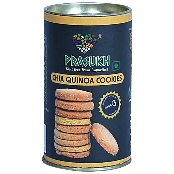 Buy Prasukh Chia Quinoa Cookies Online at Best Price of Rs 85 - bigbasket