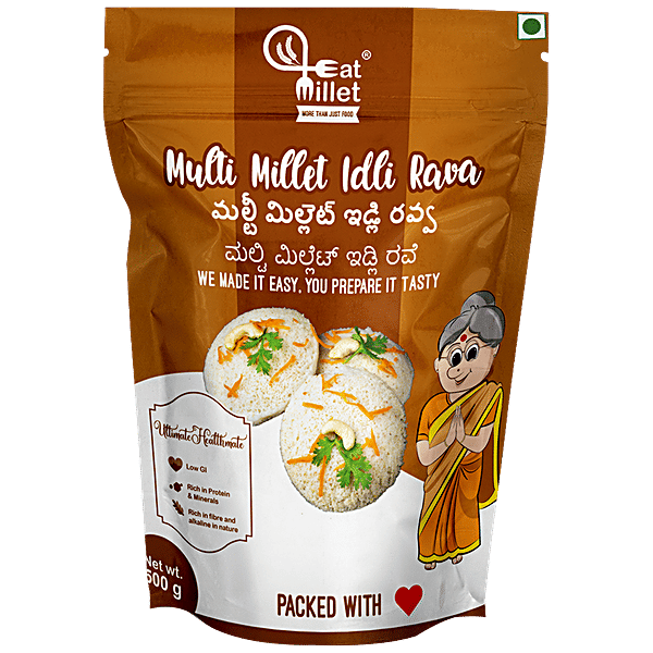 Buy EatMillet Multi Millet Idli Rava Online at Best Price of Rs 129 ...