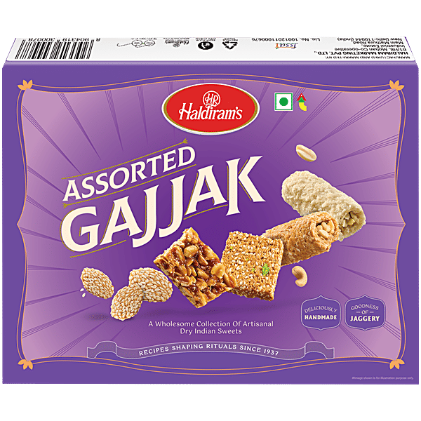 Buy Haldiram's Assorted Gajjak Sweet Online at Best Price of Rs 168 ...