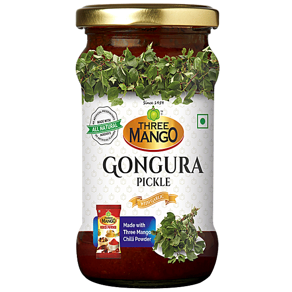 Buy Three Mango Gongura Pickle Online at Best Price of Rs 85.5 - bigbasket