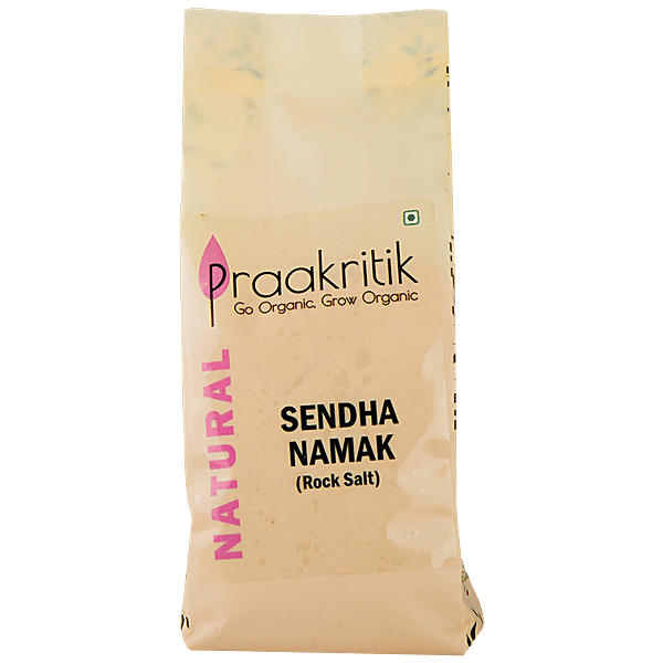 Buy Praakritik Natural Rock Salt - Sendha Namak Online at Best Price of ...