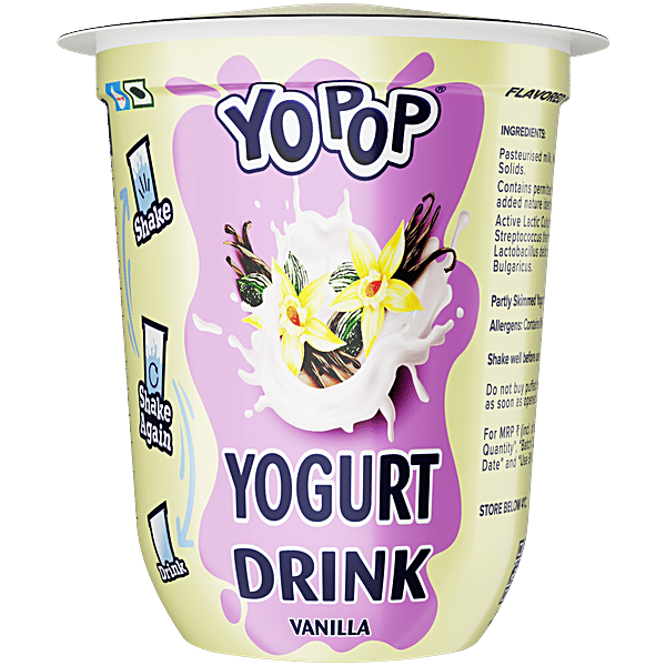 Buy Mamie Yova Yo Pop Flavoured Yogurt Drink - Vanilla Online at Best ...