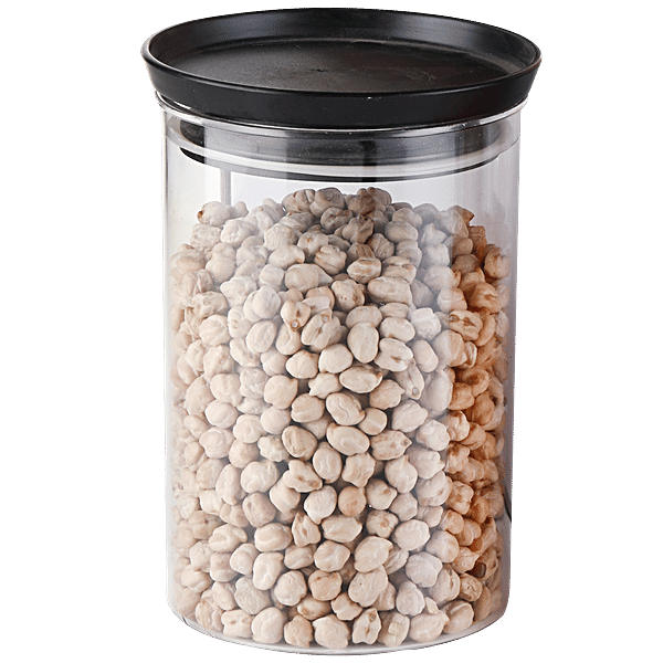 Buy Tallboy Round Air Tight Kitchen Storage Container - Black Online at ...