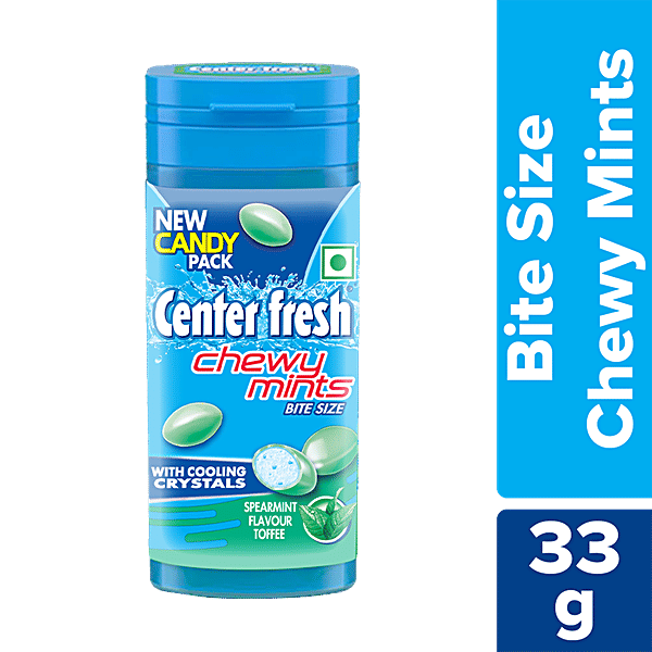 Buy Center Fresh Chewy Mints Spearmint Flavour - With Cooling Crystals ...