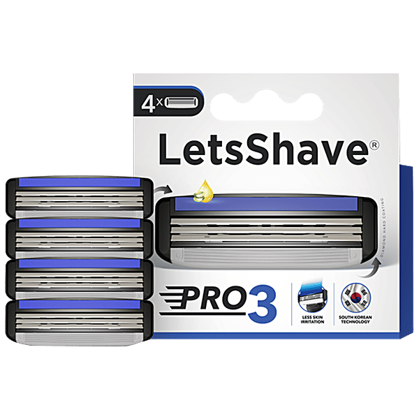 Buy LetsShave Pro 3 Shaving Blades - For Men Online at Best Price of Rs ...