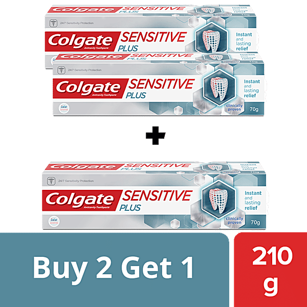 Buy Colgate Sensitive Plus - Anticavity Toothpaste Online at Best Price ...