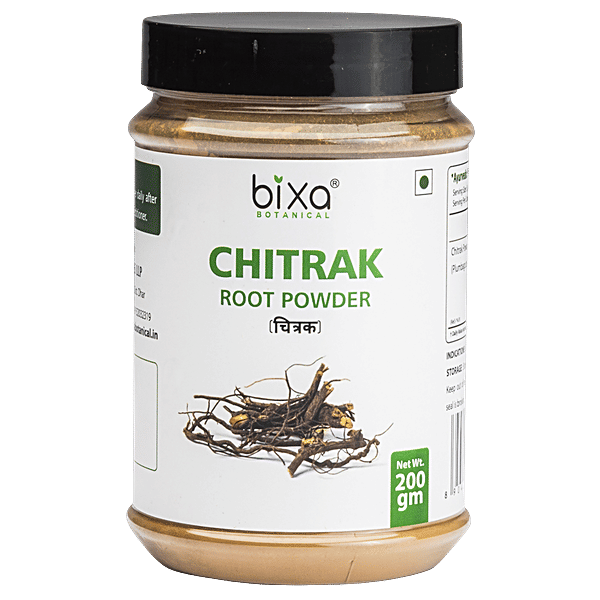 Buy Bixa Botanical Chitrak Root Powder - Supports Healthy Digestion ...