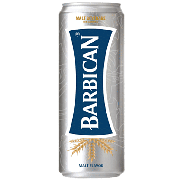 Buy Barbican Non-Alcoholic Beer Can - Beverage, Malt Flavour Online at ...
