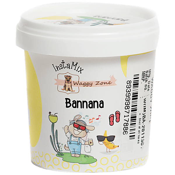 Buy Waggy Zone Vegan Doggy Ice-Cream Insta Mix - Banana Online at Best ...