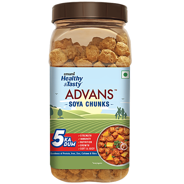 Buy Emami Healthy & Tasty Advans Soya Chunks Online at Best Price of Rs ...