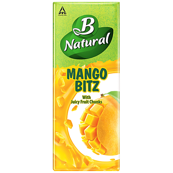 Buy B Natural Mango Bitz - With Juicy Fruit Chunks Online at Best Price ...