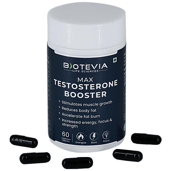 Buy Biotevia Testosterone Booster Capsules for Men Online at Best Price ...