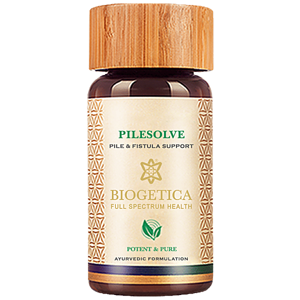 Buy Biogetica Pilesolve - Piles & Fistula Support, Potent & Pure ...