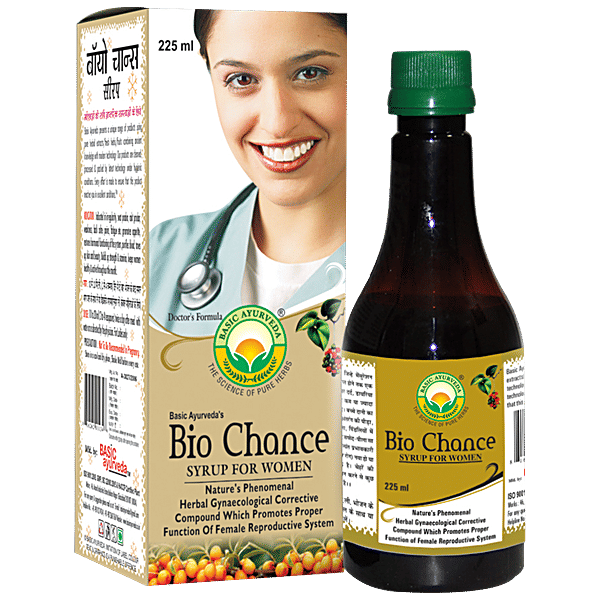 Buy Basic Ayurveda Bio Chance Syrup - Beneficial in Menstruation, Body ...