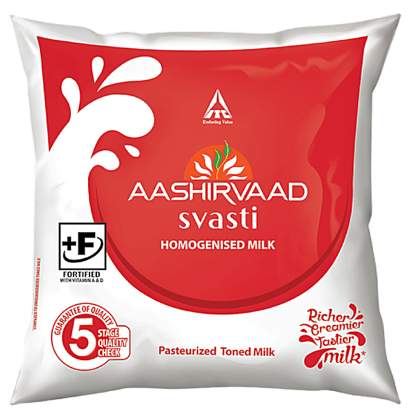 Buy Aashirvaad Svasti Toned Milk Online at Best Price of Rs null ...
