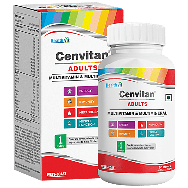 Buy Healthvit Health Supplement - Cenvitan Adults, Multivitamin ...