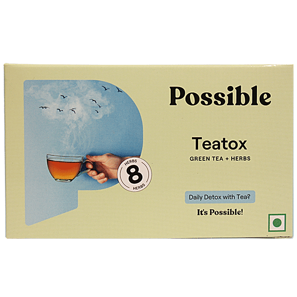 Buy Possible Teatox - Ayurvedic Green Tea With 10 Essential Herbs For ...