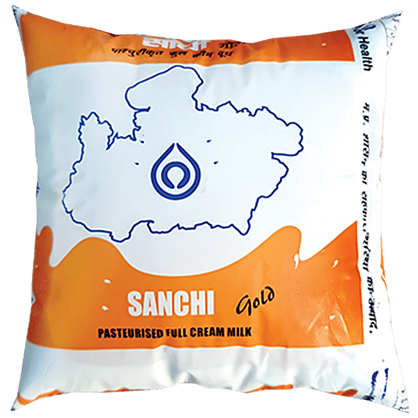 Buy Sanchi Full Cream Milk - Sanchi Gold, Pasteurized Online at Best ...