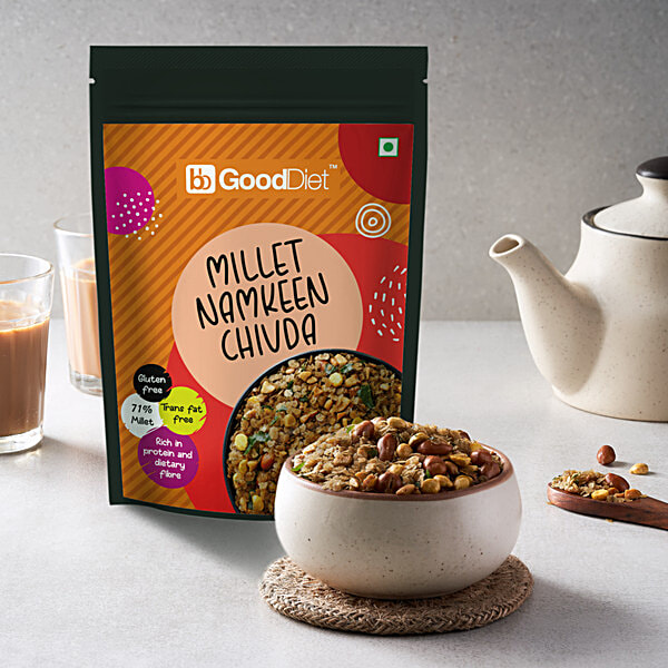 Buy bb Gooddiet Millet Namkeen Chivda Online at Best Price of Rs 69 ...