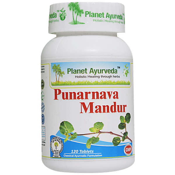 Buy Planet Ayurveda Punarnava Mandur Tablets Online at Best Price of Rs ...