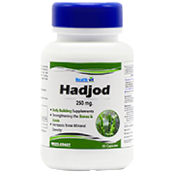 Buy Healthvit Hadjod 250 mg Capsules - Strengthens Bones Online at Best ...