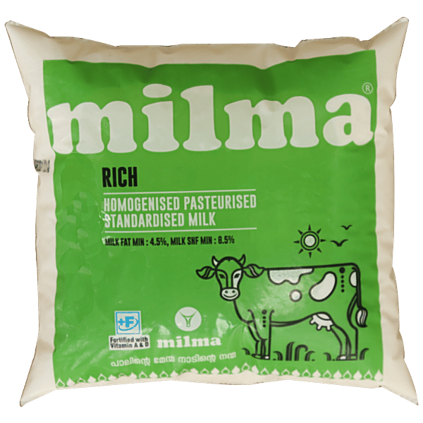 Buy MILMA Rich Milk - Homogenised Pasteursied Standardised Online at ...