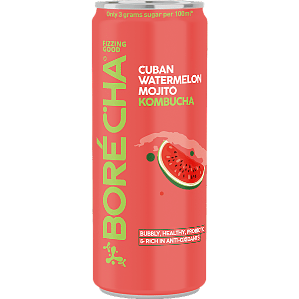Buy Borécha Cuban Watermelon Mojito Kombucha - Probiotic Online at Best ...